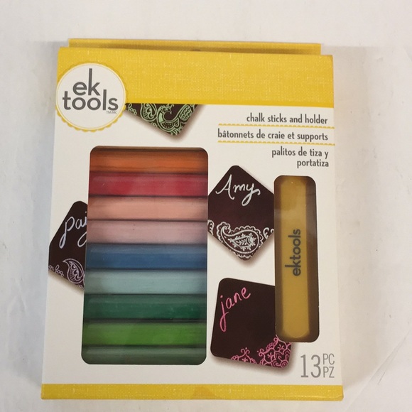 Ek Tools | Toys | Ek Tools Chalk Sticks And Holder 3pk New | Poshmark